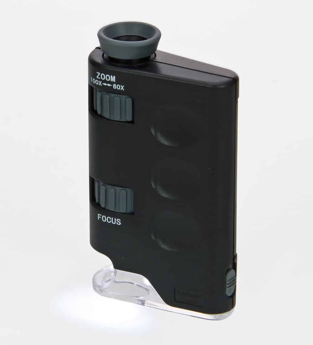 Zoom Microscope - for Stamps, Coins, Banknotes - Safe Albums