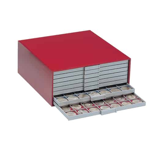 BEBA Coin Case MINI - with up to 8 trays of your choice - Safe Albums