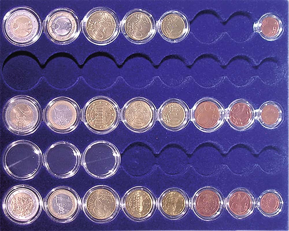Coin Tray 6339SP - for 5 € Sets in Capsules - Safe Albums