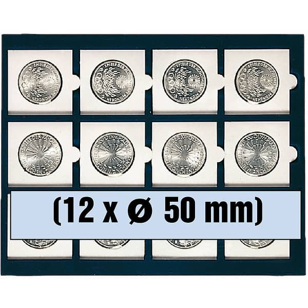 Coin Tray 6322SP, 48 Coins up to 22.5mm - for Half Sovereign, Decimal ...
