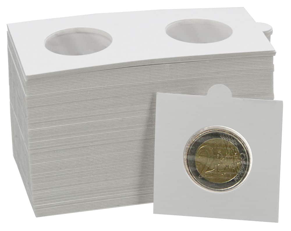 Self-Adhesive Coin Frames 40mm (pack of 25) - Safe Albums