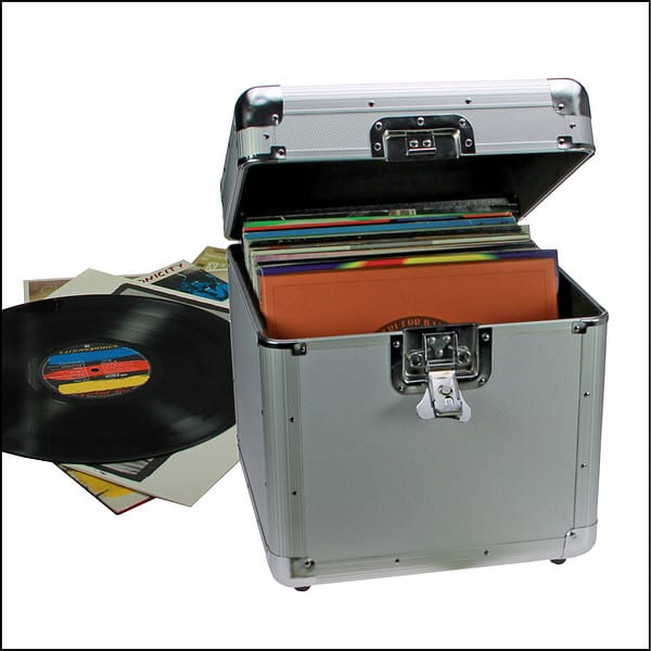 Aluminium Case for 100 Vinyl LP records