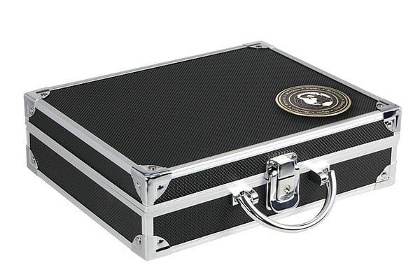 Coin Case "Aluminium" With 6 Trays of Your Choice - In Black or Silver ...