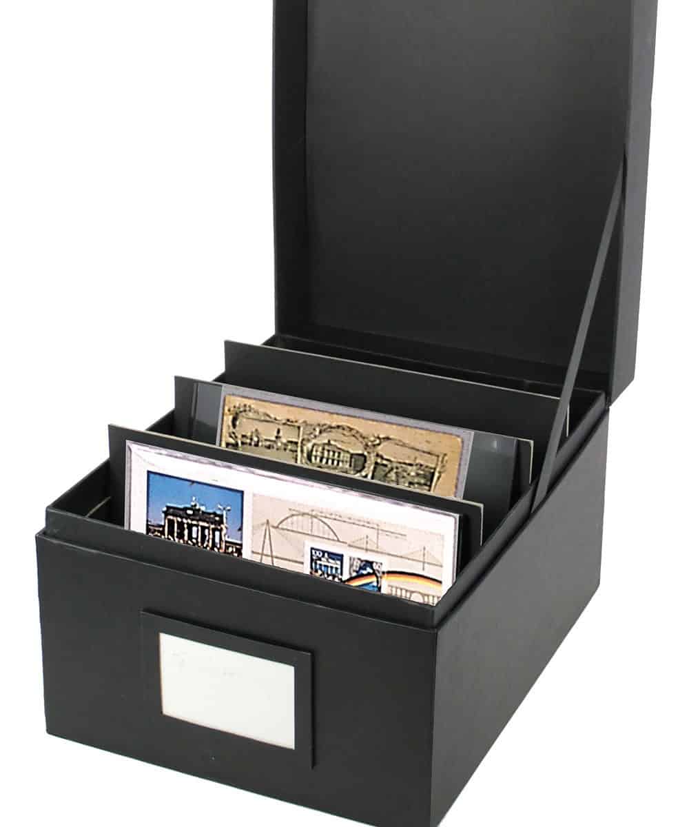 Postcard box Black Special A6 size 180 x 250 x 135 mm