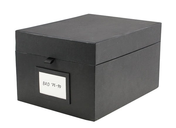 Postcard box Black Special A6 size 180 x 250 x 135 mm
