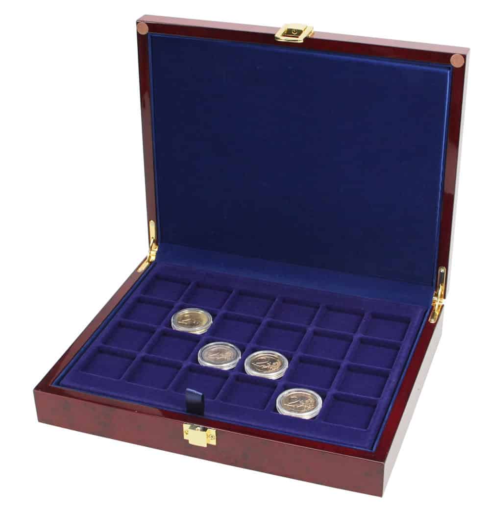 Premium Coin Case With 3 Trays of Your Choice - Safe Albums