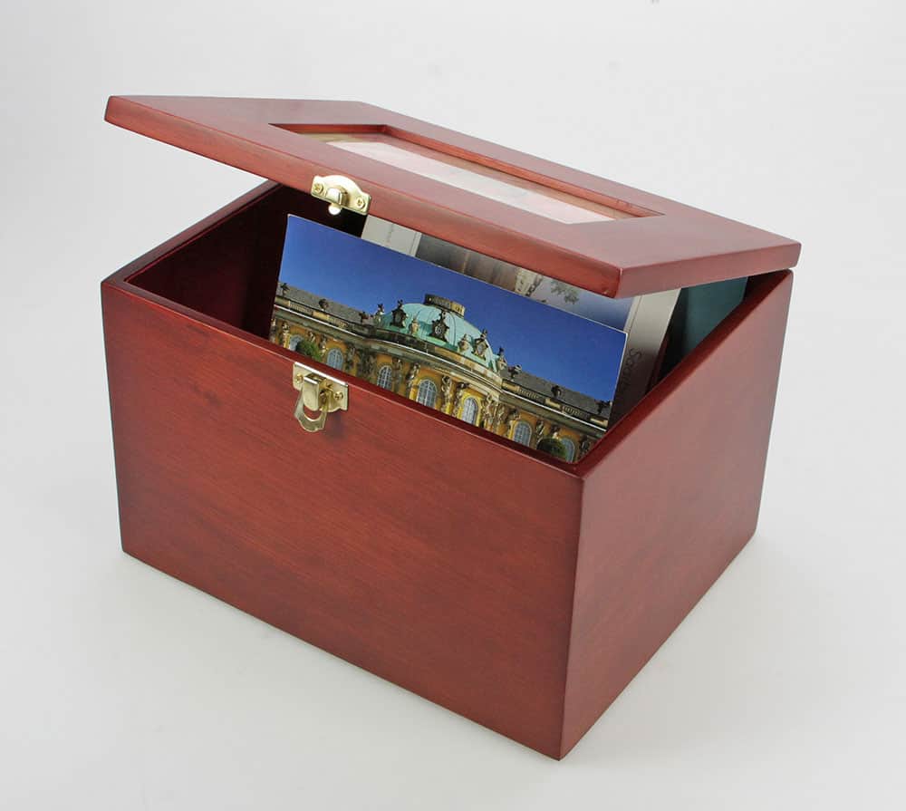 Wooden Box for Postcards and Photos 5870 - Safe Albums