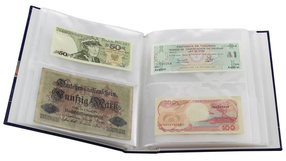 'Retro' Banknote Album - Safe Albums