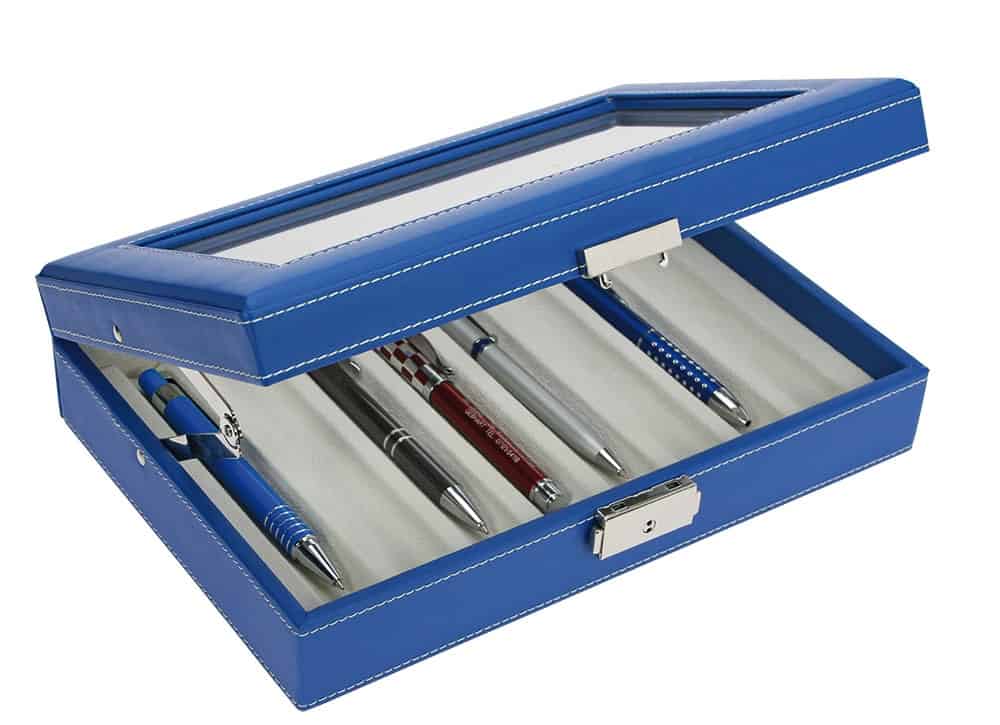 Leather Box for Writing Instruments - Safe Albums