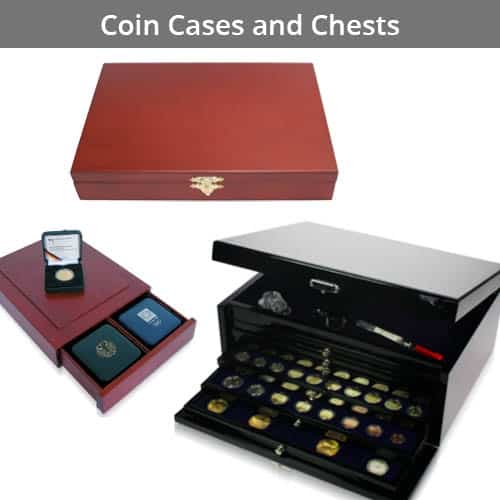 Coin Collecting Boxes and Chests - Safe Albums