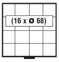 Tray for Coin Cabinet "BEBA MAXI" 6104 - Safe Albums