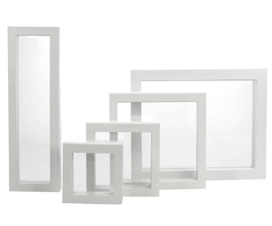 Floating Frame - White - Safe Albums
